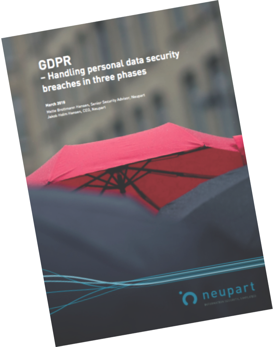 Handling Personal Data Security Breaches In Three Phases